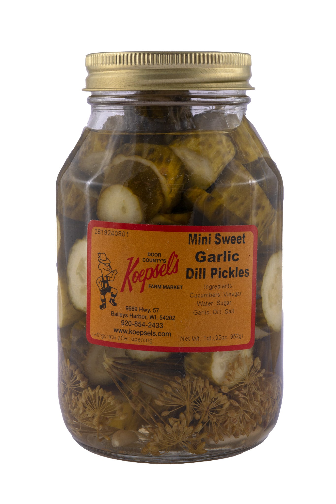 Mini Sweet Garlic Dill Pickles