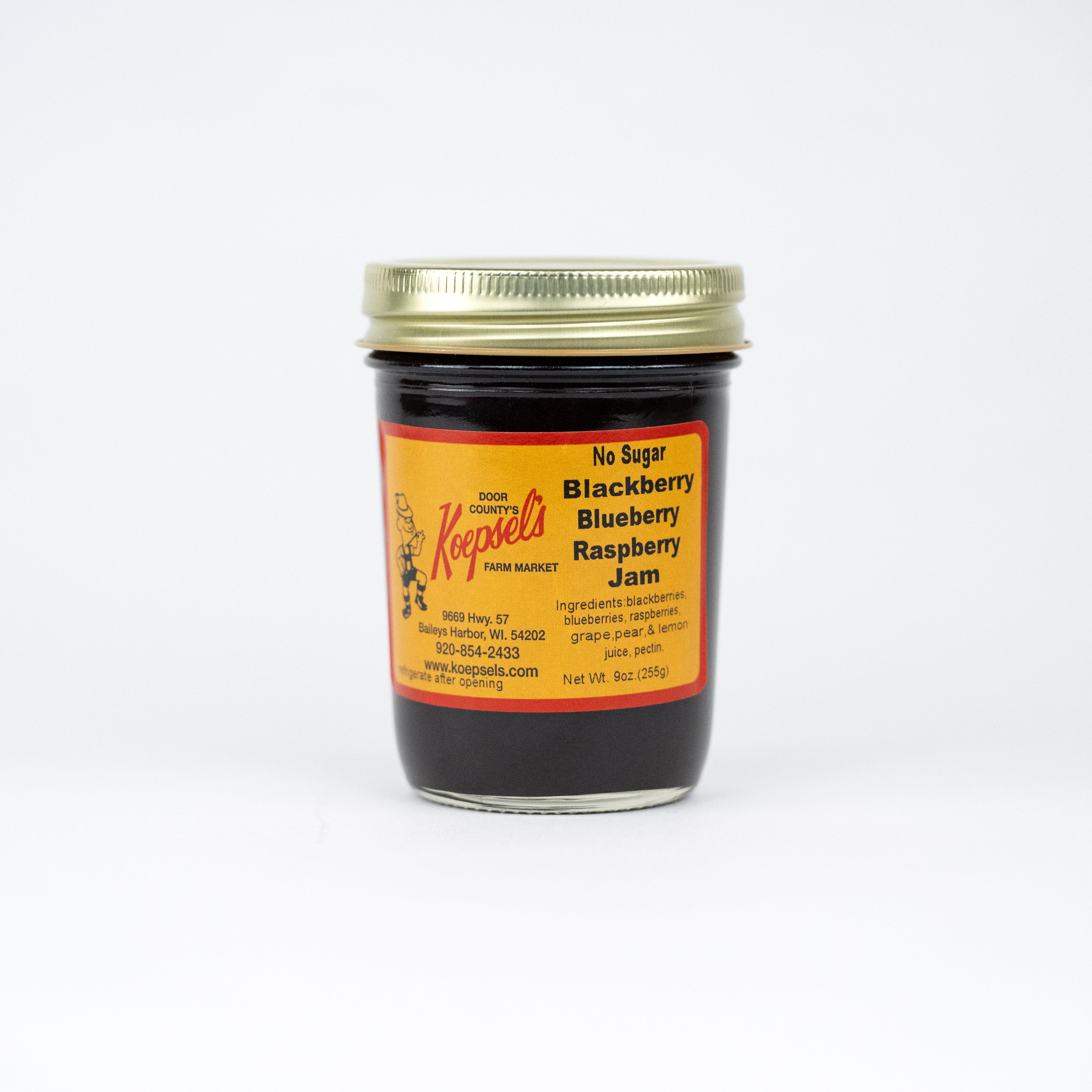 No Sugar Blackberry Blueberry Raspberry Jam
